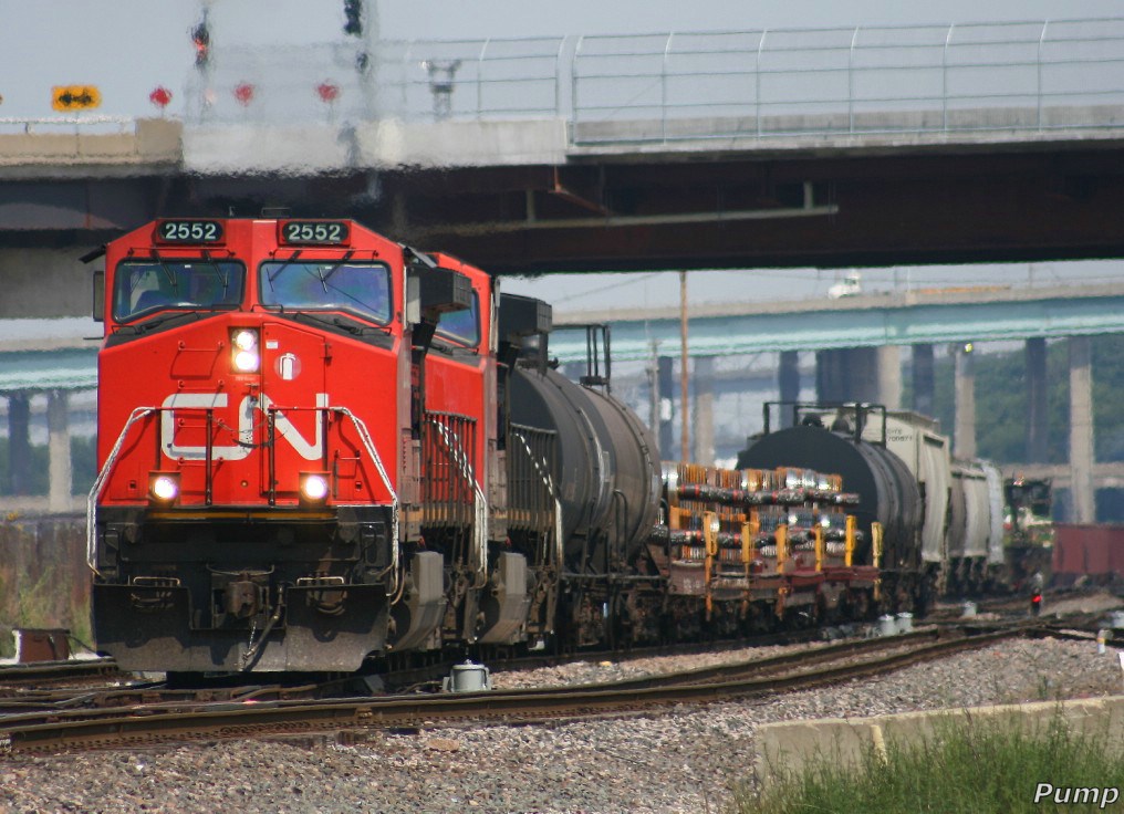 Southbound BNSF Mixed Freight Train